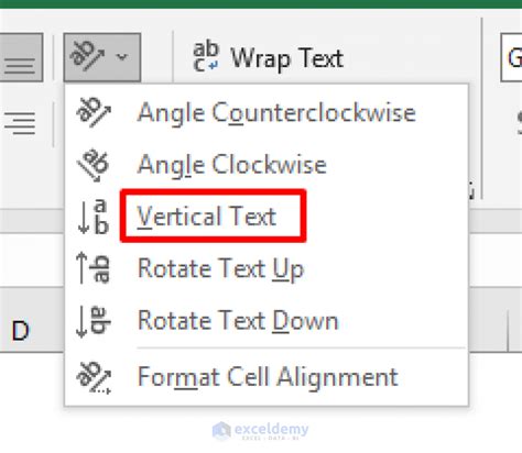 How To Write Vertically In Excel Ways ExcelDemy