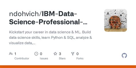 GitHub Ndohvich IBM Data Science Professional Certificate Kickstart Your Career In Data