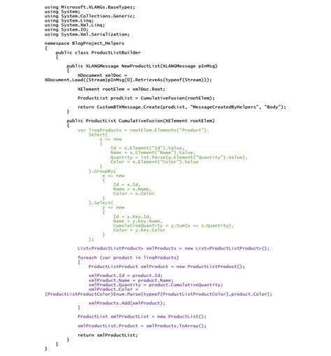 MiddleWay Use Xsd Exe To Deal With Complex XML Messages In Net