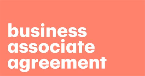 What Is Business Associate Agreement Baa Pandadoc