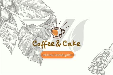 دانلود فایل لایه باز طرح قهوه و کیک رنگ روشن دانلود رایگان فایل لایه