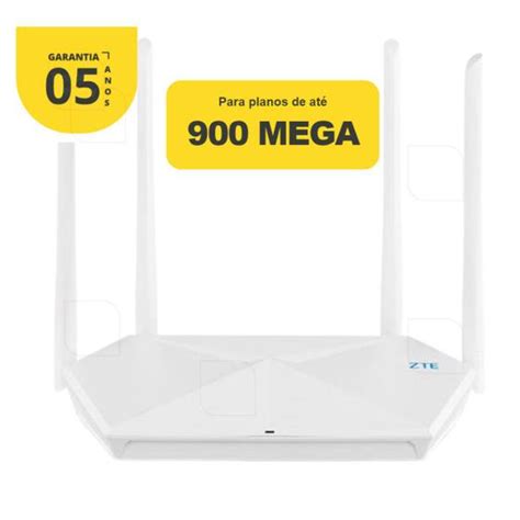 Roteador Wifi Mb Ax Gigabit Zte Bivolt Antena Zt Roteador Magazine Luiza