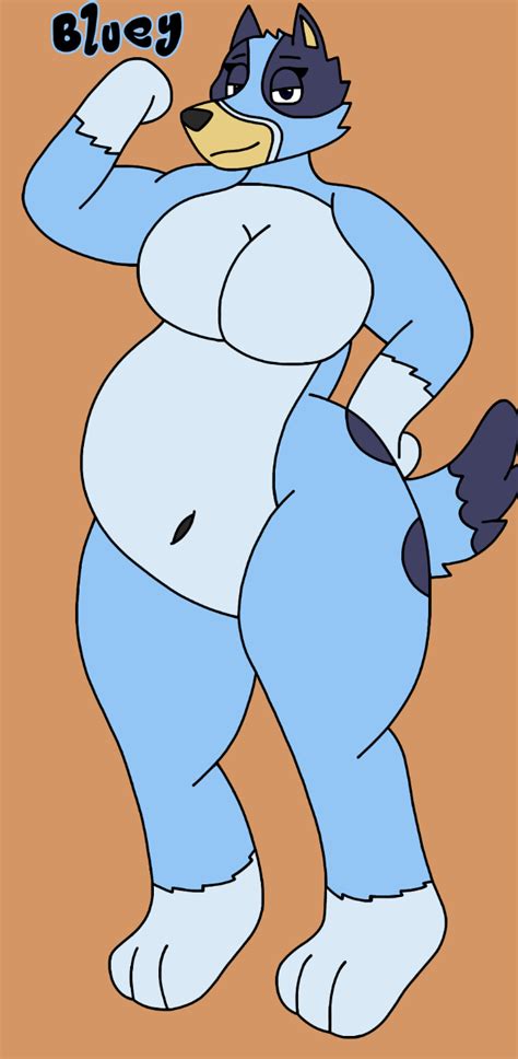 Anthro Bluey Fanart By Armadillokingbr4dy On Deviantart