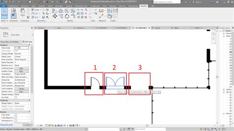 some doors does not show in plan autodesk community