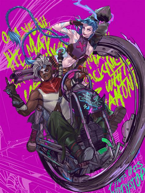 Project L Ekko And Jinx [by Skinky Sleinyeswownc] R Project L