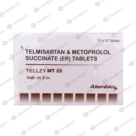 Tellzy Mt 25mg Tablet 15s Uses Price Composition And Generic Alternatives Medkart