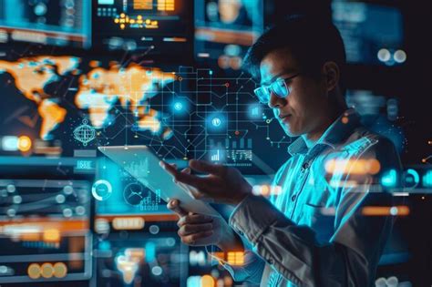 Leveraging Datadriven Process Optimization Ar Generative Ai Premium Ai Generated Image