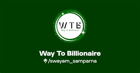 Way To Billionaire Linktree