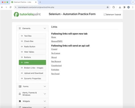Selenium Find All Links