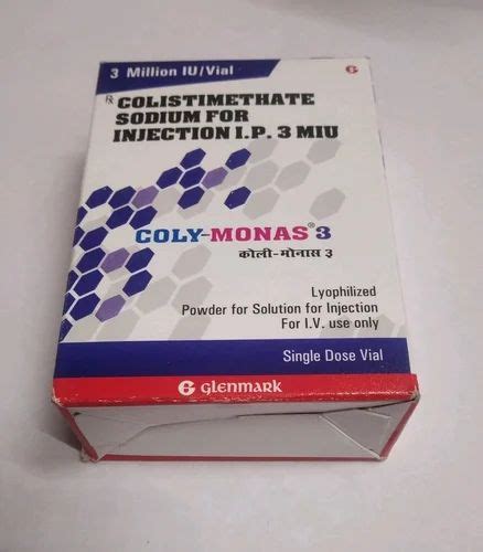 3 Miu Colistimethate Sodium Injection At Rs 310 Unit Colistimethate Sodium Injection In