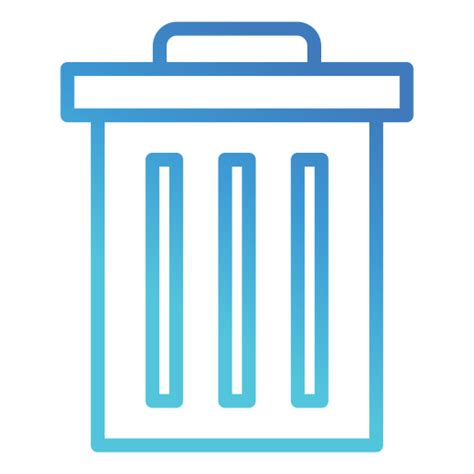 Garbage Generic Gradient Outline Icon
