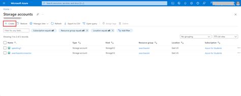 Azure Storage Connector Searchassist