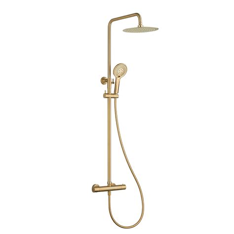 Aura Round Exposed Shower Kit Showers Atti Bathrooms