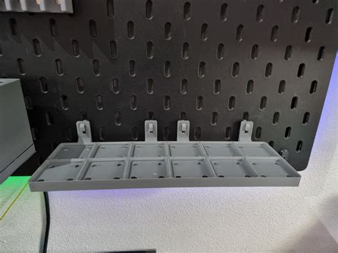 Skadis Gridfinity Shelf By Lutravulgaris Download Free Stl Model