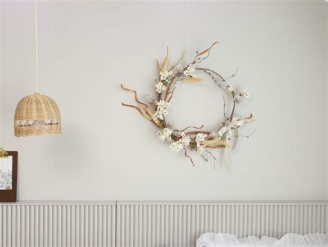 세탁소 옷걸이와 조화로 가을리스 만들기~감성 침실은 덤 네이버 블로그