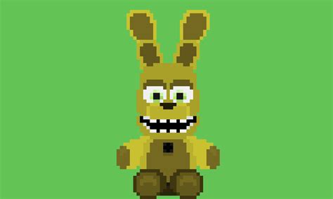 Spring Bonnie Plush Pixel Art