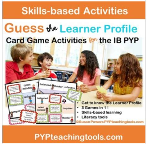Ib Pyp Learner Profile Guess The Attributes Bingo Activity Pyp
