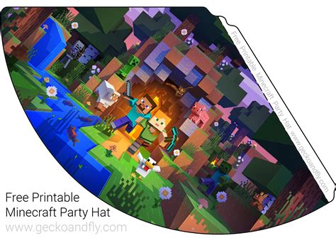 Minecraft Printable Hat