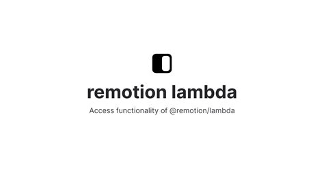 remotion lambda fig