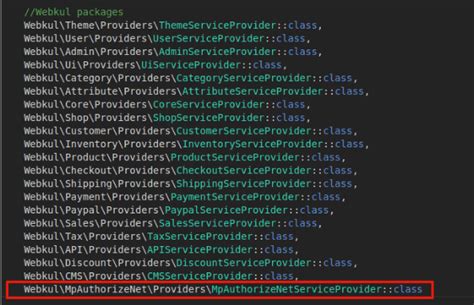 Laravel ECommerce Authorize Net Payment Gateway Webkul Blog