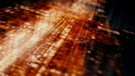 Futuristic Data Matrix Simulation Background Stock Illustration Illustration Of Internet
