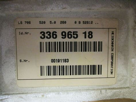 Heidenhain 336965 18 Sealed Linear Encoder Etech Surplus