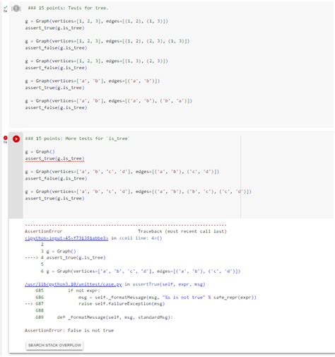 Solved 13 Nun 15 Points Tests For Tree G Graphvertices