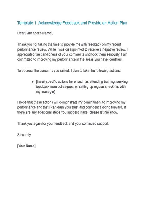 Handling A Negative Performance Review With Confidence