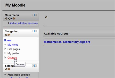 How To Set A Course To A Specific Category In Moodle Inmotion Hosting