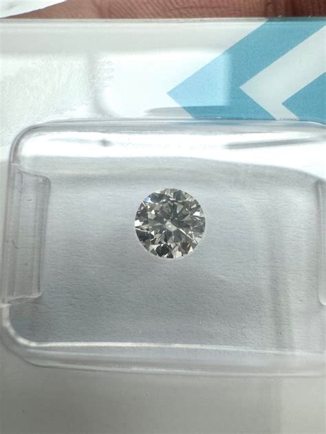 No Reserve Price 1 Pcs Diamond Natural 051 Ct Round H Vs2
