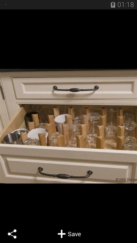 Glassware Drawer Dividers