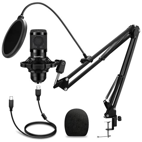 Bwrethay Usb Microphoneprofessional Microphone 192khz