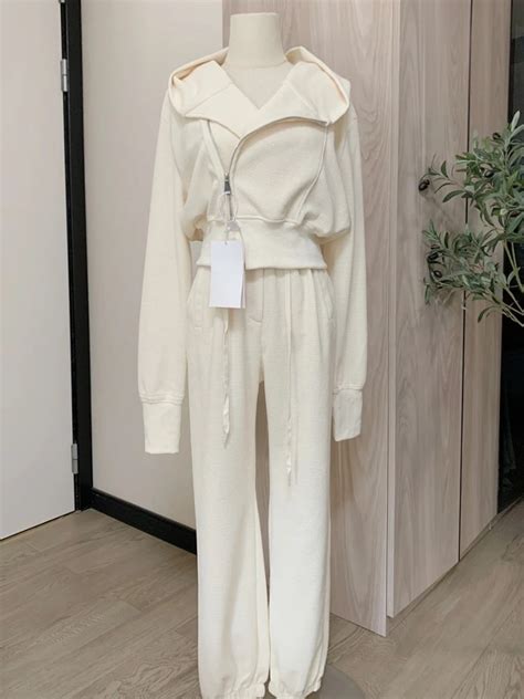 와플 스웨터 세트 여성 봄 2023 신상 동대문 한국 서양식 패션 블레이저 투피스 세트 Aliexpress