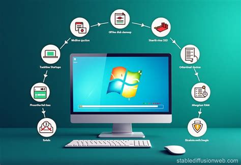 Windows Boot Speed Tips Illustration Stable Diffusion Online