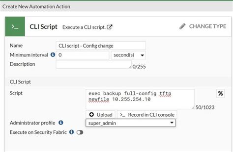 technical tip auto backup to tftp server when an fortinet community