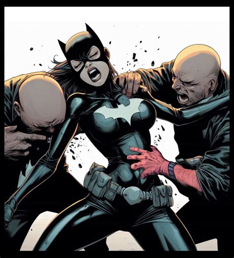 Batgirl Hard Time Against 2 Thugs By Hborges77 On Deviantart