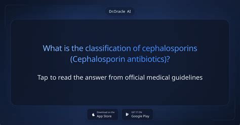 What Is The Classification Of Cephalosporins Cephalosporin Antibiotics