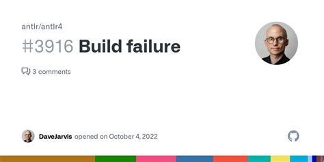 Build Failure Issue Antlr Antlr Github