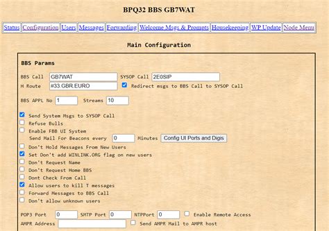 Bpqconfiguringmail Online Amateur Radio Community Wiki