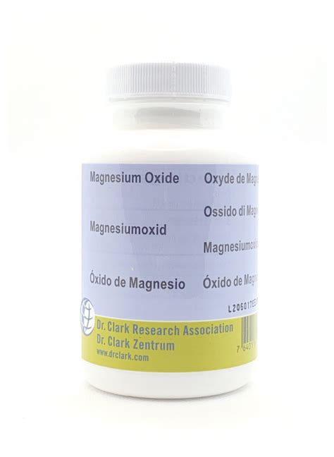 Magnesium Oxide Natural Health Supply
