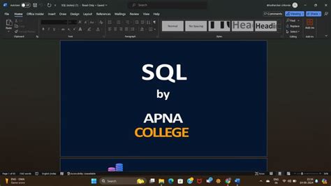 Sudharshan Sirikonda On Linkedin Hii All 👋😊 Sqlstructured Query