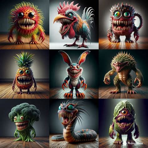 Realistic Monsters Dall·e Prompt Promptbase