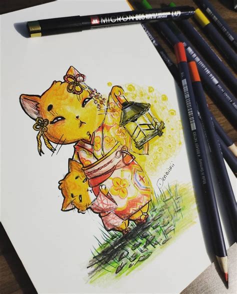 Neko Kimono By Denisiwiiart On Deviantart
