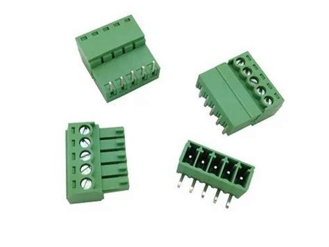 Xy2500 3 81mm Plastic 3 5 Mm Terminal Block Connectors Male And Female 0 5 A At ₹ 40 Piece In