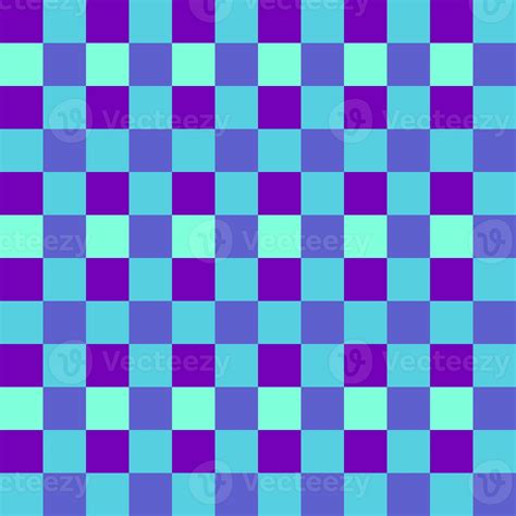 Purple Light Sky Blue Seamless French Checkered Pattern Colorful