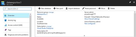 2 And The Following Database Created Under It