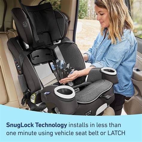 Graco 4ever Dlx Snuglock Grow 4 In 1 Car Seat Featuring