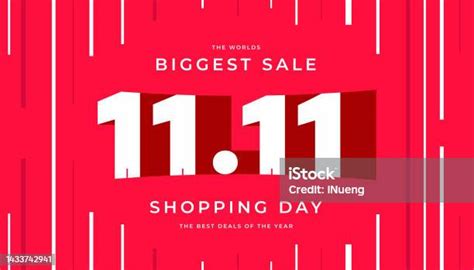 1111 소셜 미디어 및 웹 사이트를위한 세계 최대의 쇼핑 축제 배너 템플릿 디자인 Singles Day China에 대한