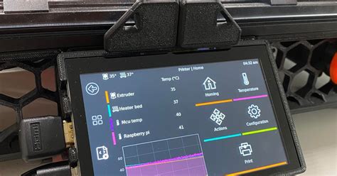 bigtreetech pitft50 hdmi 45 degree mount for voron v2 4 by aero
