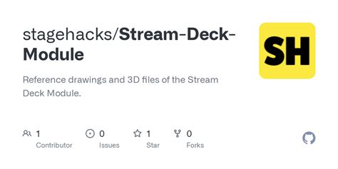 GitHub Stagehacks Stream Deck Module Reference Drawings And D Files Of The Stream Deck Module